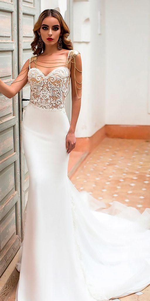 21 Unforgettable Sheath Wedding Dresses For Ideal Celebration | Wedding ...