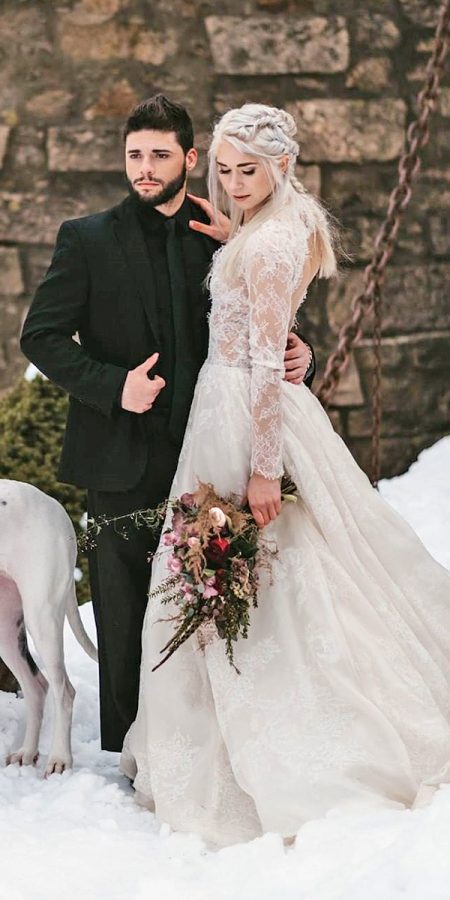 Winter Wedding Dresses: 18 Impeccable Ideas