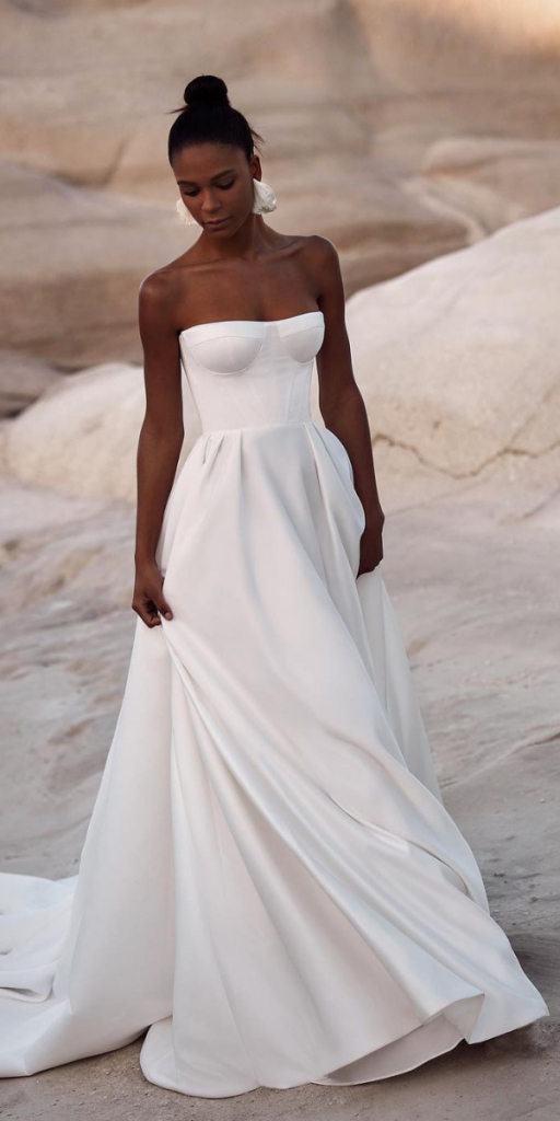 Satin Wedding Dresses: 12 Classic and Chic Silhouettes