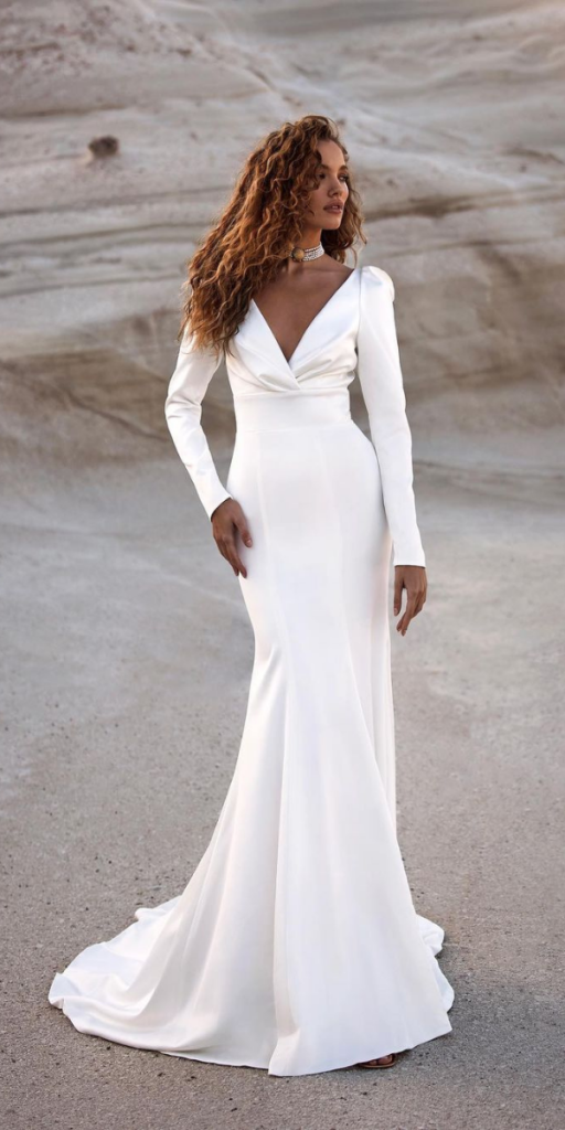 Satin Wedding Dresses: 12 Classic and Chic Silhouettes