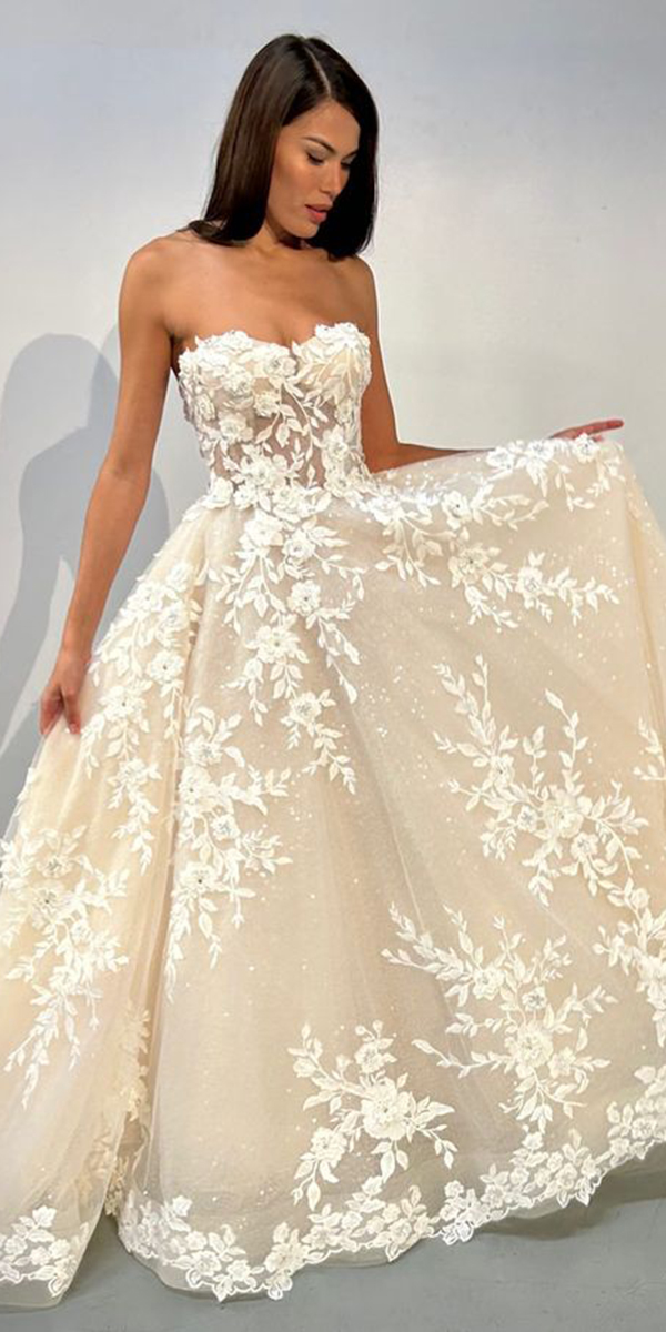Strapless Wedding Dresses: 18 Styles For A Queen