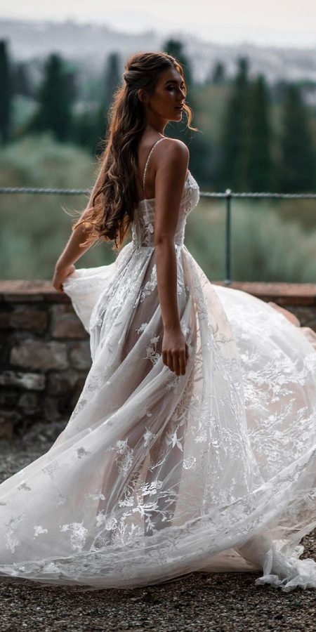 18 Rustic Lace Wedding Dresses For Different Tastes Of Brides | Wedding ...