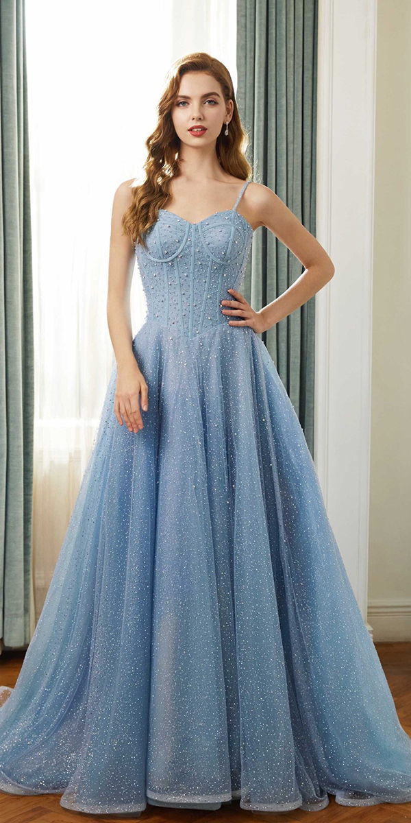 Blue Wedding Dresses: 18 Dreamy Styles To Inspire You