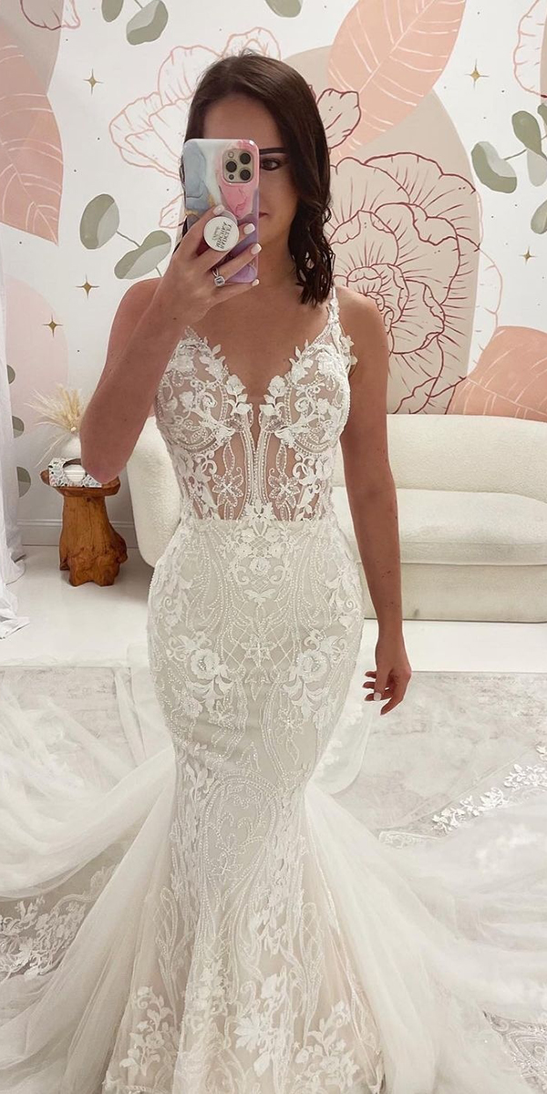 Trumpet Wedding Dresses: 18 Styles That Are Fancy