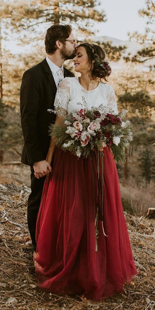 Red Wedding Dresses: 18 Lovely Options For Brides