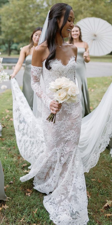 Trumpet Wedding Dresses: 18 Styles That Are Fancy