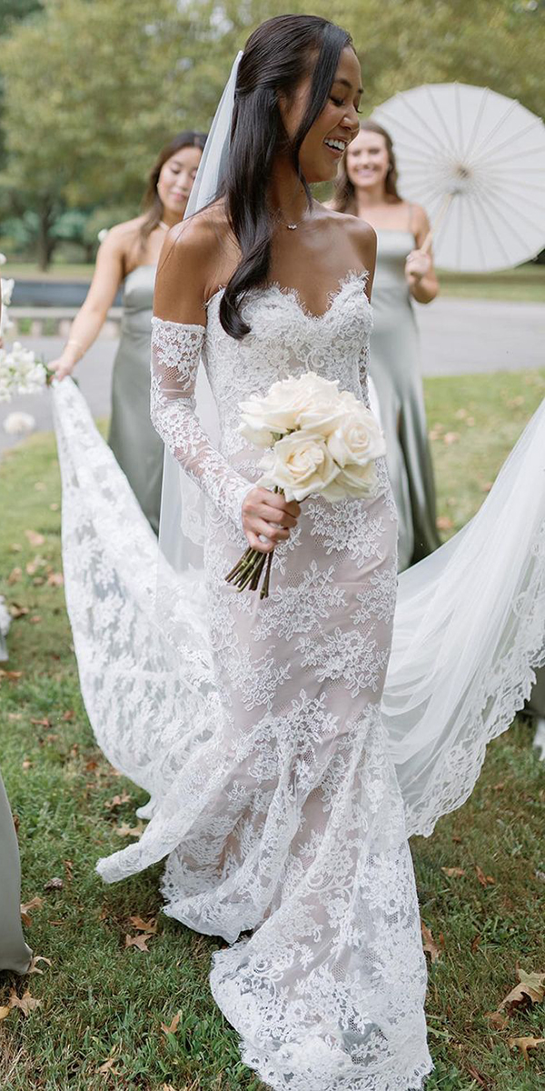 Trumpet Wedding Dresses: 18 Styles That Are Fancy