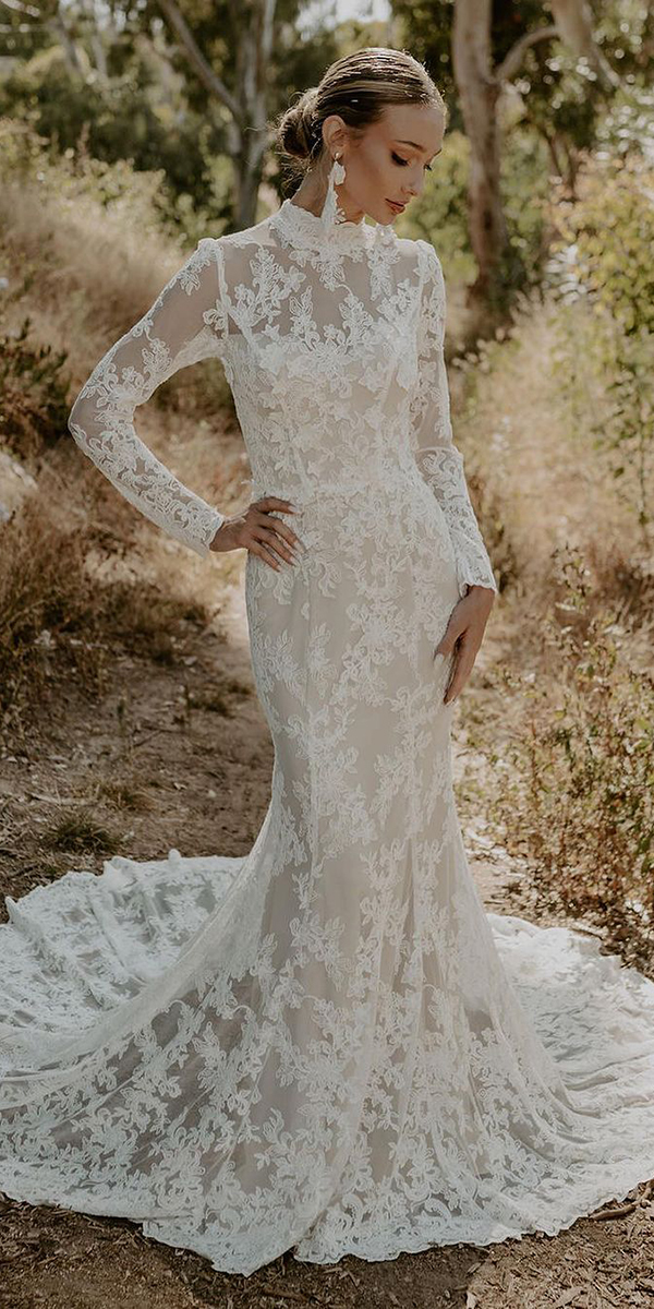 Lace Bridal Gowns: 24 Styles For A Timeless Look