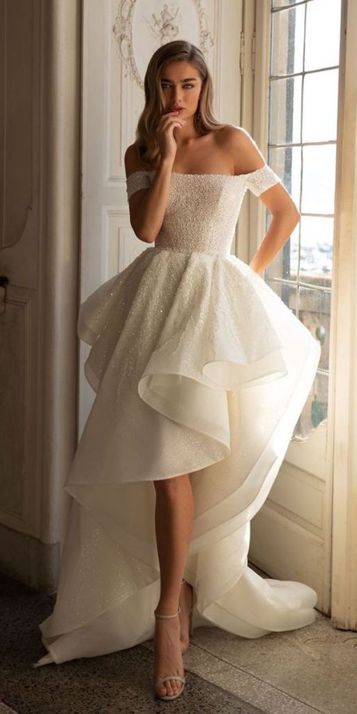 High Low Wedding Dresses: 21 Trend Of The Year Options