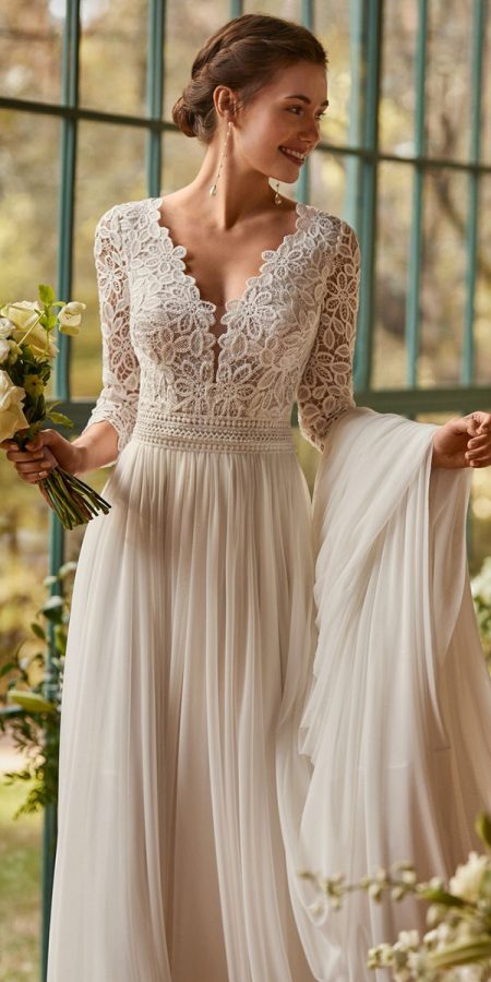 Rustic Lace Wedding Dresses: 24 Styles For Brides